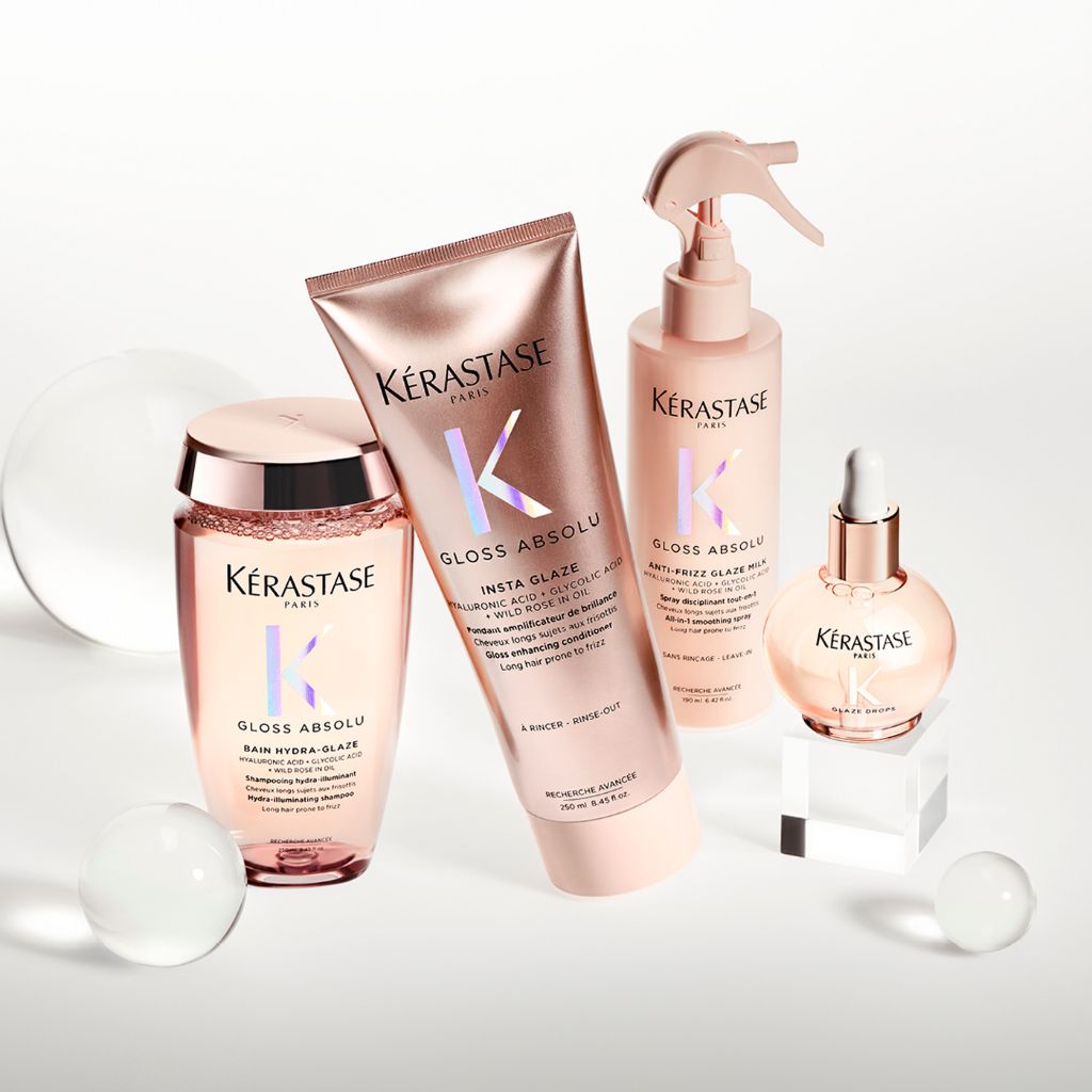 Kerastase Gloss Absolu Full Routine Bundle For Long Hair Prone To Friz ...