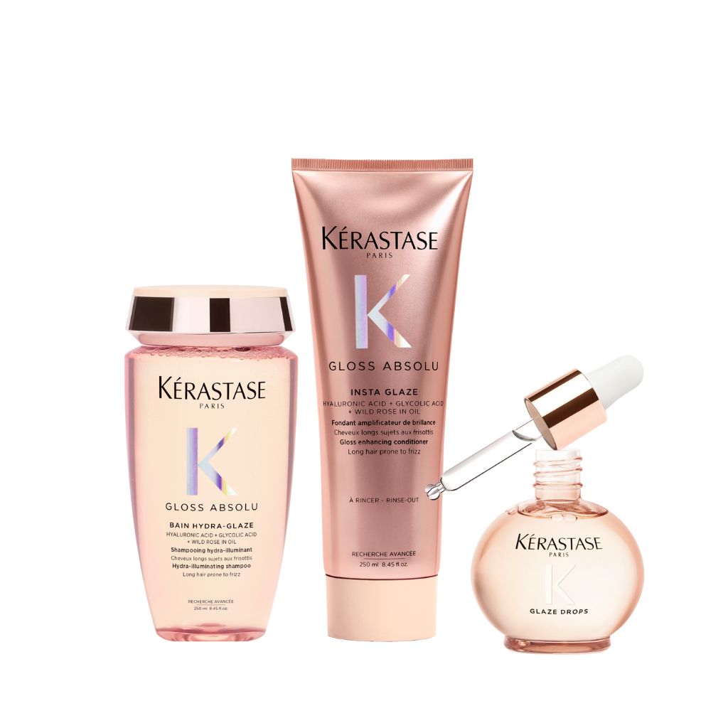 Kerastase Gloss Absolu Core Routine Bundle For Long Hair Prone To Friz ...