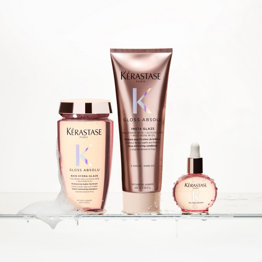 Kerastase Gloss Absolu Core Routine Bundle For Long Hair Prone To Friz ...